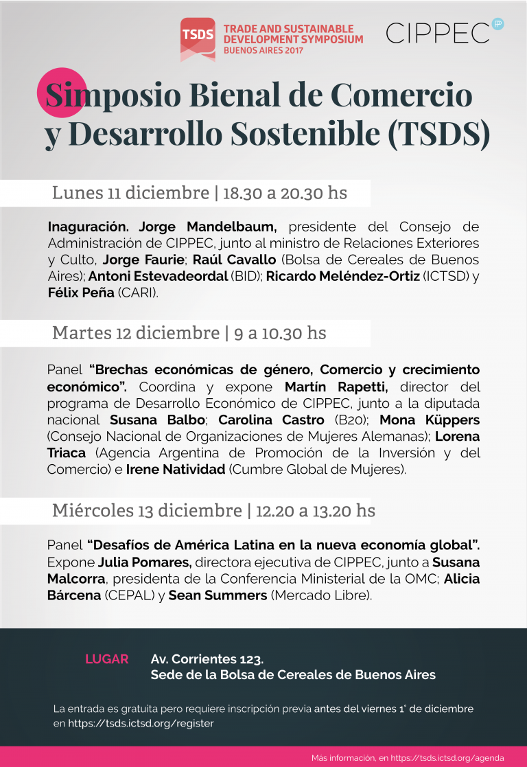 Simposio Bienal de Comercio y Desarrollo Sostenible (TSDS)